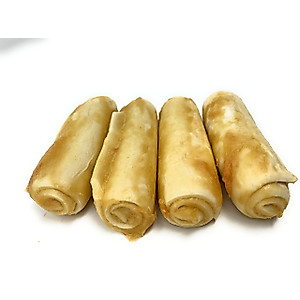 Totally Animal Medium Hide-Free Chicken Recipe Dog Chews | | Best Non-Rawhide Natural Treats on Earth for Dogs | Easy to Digest No-Rawhide Rolls | 4-5" Rolls (Pack of 4)