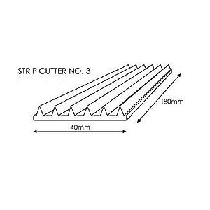 JEM Fondant Strip Cutter no. 3, for Cake Decorating, lavender