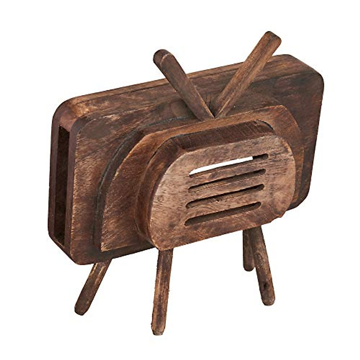 Cell Phone Stand | Universal Mobile Holder Stand for Office Desk | Cute Wooden Phone Stand | TV Shaped Wood Cell Phone Stand | Unique Wood Phone Desk Nightstand To Enjoy Watching Videos Songs Movies