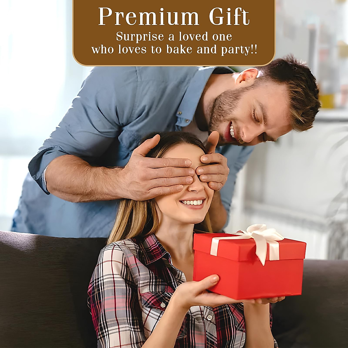 Cake Stand 2 Tier - Stylish Clear Cake Tree Acrylic Cupcake Tower for Weddings, Birthdays, Anniversaries, Baby Showers, Parties Décor - 2 Cake Trays with 10 and 8 inch diameters