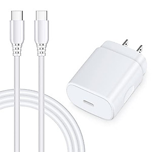 25W Samsung Super Fast Charger Block for Samsung Galaxy A14 5G/A23/A13/S21 FE/S23/A04S/S22/A03s/A53/Z Fold4/Z Flip4/A32/A73,Pixel 7 Pro/6a/5XL/4,Moto G,6FT 60W Type C Android Phone Fast Charging Cable