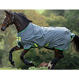 Horseware Ireland Amigo Hero 900 Turnout Medium 200g Grey/Green 81