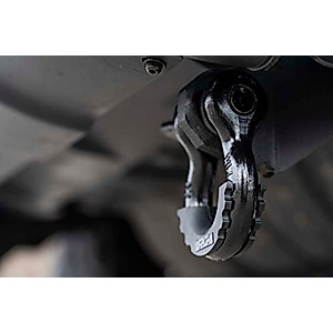 Rough Country Tow Hook Shackle Mounts for 2007-2021 Toyota Tundra - RS146 , Black