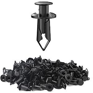 Alpha Rider 100pcs 8mm Fender ATV Push Retainer Clips Fastener for Honda Suzuki Kawasaki Polaris Sportsman Rangers Rzr Replace 7661855