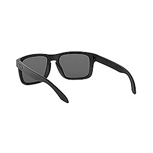 OAKLEY SI Holbrook Matte Black Tonal Icon/Gray Sunglasses (OO9102-E555)