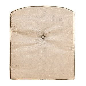 Barton Outdoor Patio 3-Person Seating Adjustable Canopy Swing Chair Bench with Seat Cushion, Beige