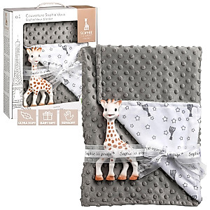 Sophie la girafe | Gift Set | Includes Sophie Doux Blanket | Ultra-Soft Blanket | Warm Cocoon of Softness | Comfort & Soothe | Awaken All 5 Senses