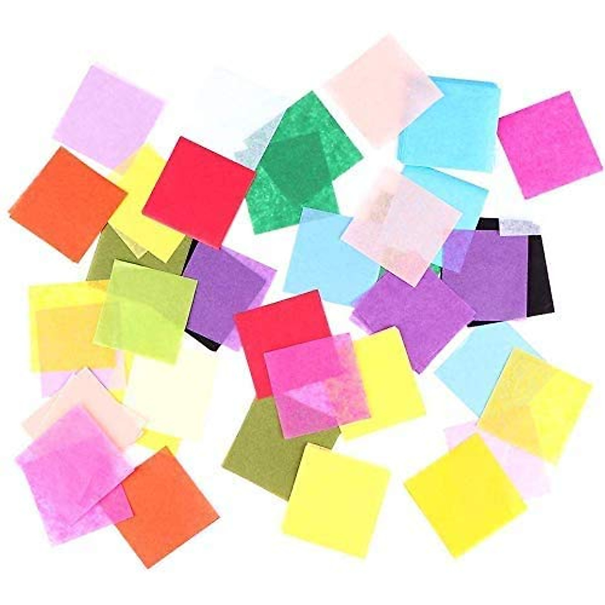 6000pcs 2in Tissue Paper Squares, 30 Colors Art Rainbow Tissue Paper, Craft Tissue Paper for Arts Crafts DIY Birthday Party Festival Colored Tissue Paper