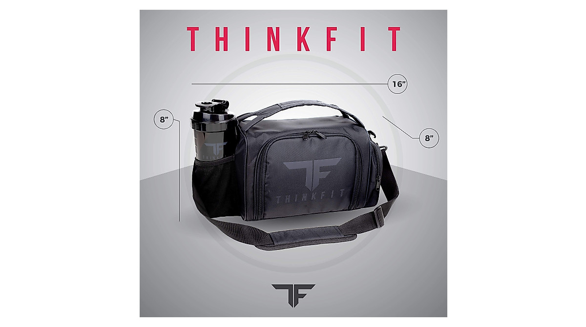 ThinkFit Insulated Meal Prep Lunch Box - Keep Food Fresh & Hot