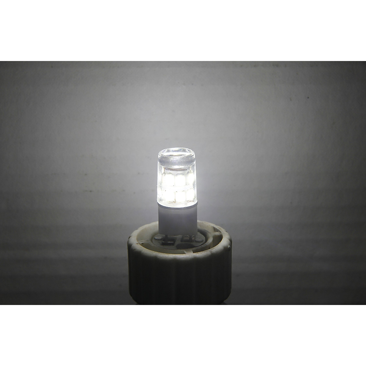 New G8 LED Light Bulb, G8 GY8.6 Bi-pin Base, 3W 120V 20W 35W Halogen Replacement Bulb for Under Counter Kitchen Lighting, Under-Cabinet Light, Puck Light （5-Pack） (White Color)