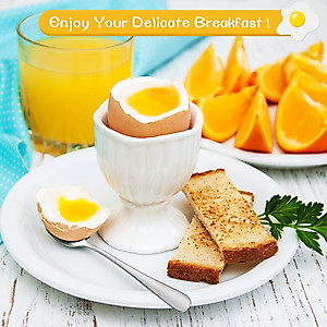 6 Pieces Demitasse Spoon Espresso Spoons Stainless Steel Small Dessert Spoon Egg Spoon 5 Inches Tasting Silver Little Baby Spoons for Soft Boiled Egg Coffee Tea