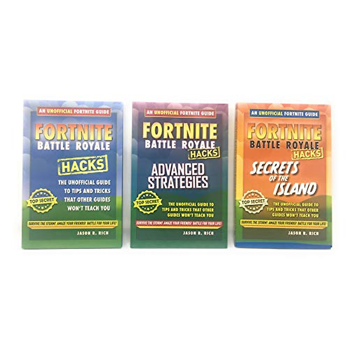 FORTNITE - Unofficial Tips & Tricks 3 Book Bundle Set - Battle Royale Hacks Advanced Strategies Secrets of the Island - The Ultimate Fortnite Guide… There is no second place!