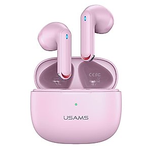 Wireless Earbuds Bluetooth 5.2Chip Bluetooth Earphones Earbud Noise Cancellation Sports Headphones with Charging Case Bluetooth Headphone Earbuds Gaming Ear Pods for Running 28hrs of Play Time (Pink)