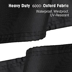 Patio Furniture Cover Waterproof Outdoor Sectional Sofa Set Covers 79L x 55W x 35H inches 600D Heavy Duty Tear Resistant Extra Large Outdoor Furniture Cover, Patio Table Cover For Table And Chair