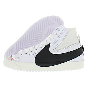 Nike Blazer Mid '77 Jumbo Unisex Shoes Size 9, Color: White/Black/Pearl White