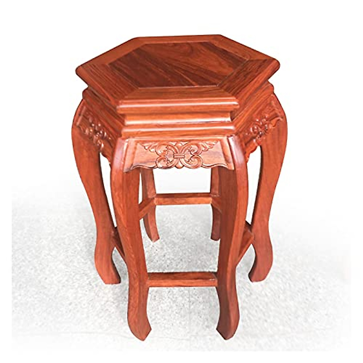 Bonsai Base Stand Wooden Plant Display Stand Plant Stand Flower Pot Holder Shelf Indoor Planter Display Shelving for Balcony Living Room Display Stand Base (Size : Small)