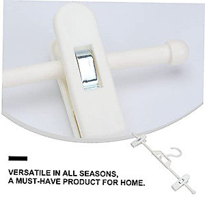 Cabilock 10pcs Stacked Trousers Hanger Trousers Hanger Kids Pants Hangers Metal Clips Heavy Duty Jean Hangers for Closet Clothes Hangers with Clips Laundry Hanger Clothes Drying Rack Metal