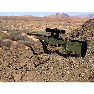 CampCo Sniper Rifle Gun Building Blocks Blaster Kit, like Lego & NERF, 14+ yrs & Adults, 1491 pcs 3D, Simulation Weapon Toy, DIY, Mechanical Model Kit