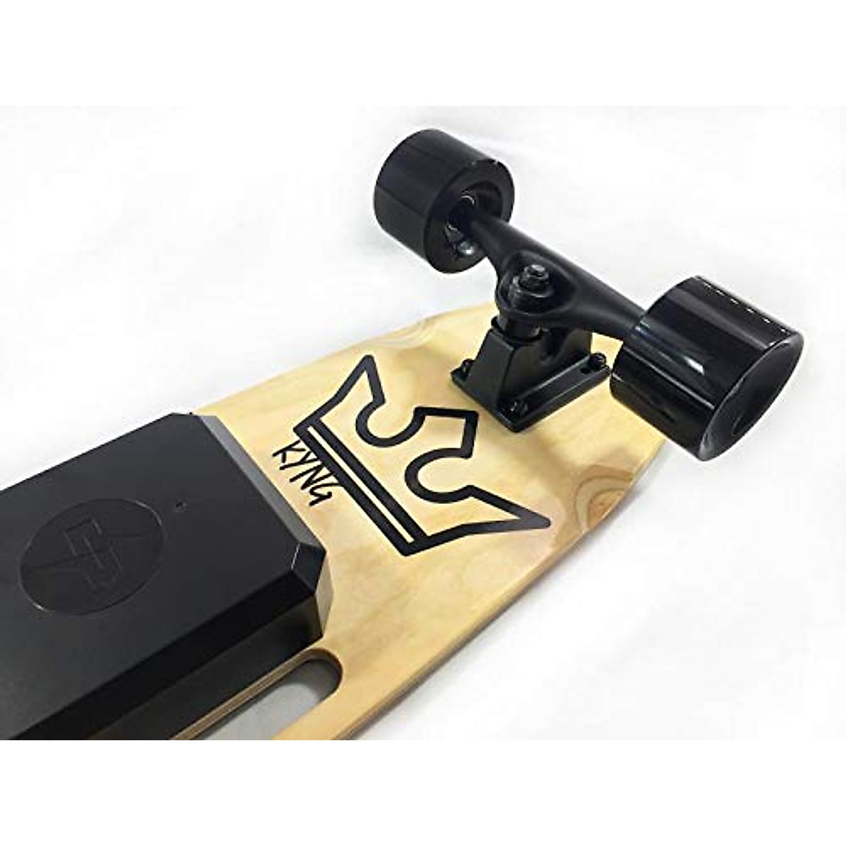 KYNG Electric Skateboard with Wireless LED Remote, 29" for Youth and Adults 15 MPH, 350W Motor, 10 Mile Range, Adjustable Speed and Braking, 7 Layer Maple Deck, 175lb Weight Load, Kids and Adult