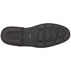 Dockers Mens Parkway Leather Dress Casual Oxford Shoe with Stain Defender, Dark Brown, 10.5 W