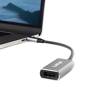 CalDigit USB-C to HDMI 2.0b Adapter - 4K 60Hz, High Refresh Support, HDR, Compatible with Thunderbolt 3/4/5, USB 3.1/USB4 for Apple MacBook Air, 2016+ MacBook Pro, iPhone 16/15 (USB-C to HDMI 2.0b)