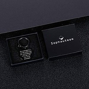 Inspirational Gifts for Women Men 2021 Keychain for Daughter Son Boy Girl Teens Kid Christmas Stocking Stuffer Gifts for Him Her Birthday Travel High School College Students Graduation Gifts Keyring