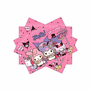 SUTRADHAR 24pcs kuromi and melody Birthday Invitations,kuromi and melody Party Invitations Birthday Party Supplies Decoration (Invitations24)