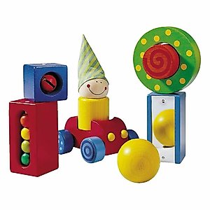 HABA First Wooden Blocks Fun Set for Ages 1 and Up (Made in Germany)