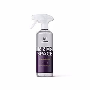 Lithium Inner Space - Interior Detailer, Conditioner, And Protectant. Revives Interiors and Keeps Them Looking New - Natural Appearance, UV Inhibitors, Low Sheen Formula, Makes Surfaces Healthy, Not Shiny.