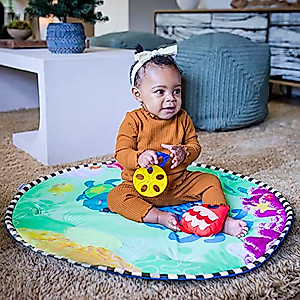 Baby Einstein Sea Floor Explorers 2-in-1 Water Mat Portable Tummy Time Activity Play Gym