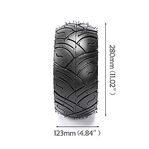 WPHMOTO Set of 2 Go Kart Tires 13x5.00-6 Front Rear Tubeless Tire Replacement for ATV Quad Buggy 4 Four Wheelers