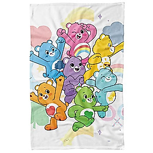 LOGOVISION Care Bears Blanket, 36" x 58" Care Bears Fleece Blanket