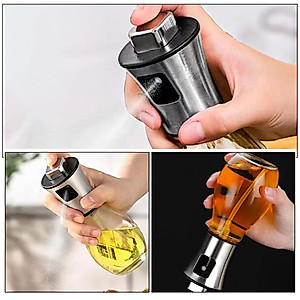 2pcs Oil Bottles for Kitchen Oil Mister for Air Fryer Oil Holder Oil Spraying Bottle Olive Oil Dispenser Spray Cooking Oil Sprayer Mister Spray Bottle Oil Spray Bottle for Cooking