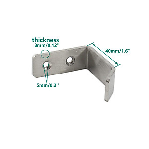 Ulifestar Wall Hooks 6 Pcs, Stainless Steel Coat Hooks for Hanging Towels Hats Keys Plants,Heavy Duty Metal Bathroom Hooks Wall Mounted with Screws (Silver Small)