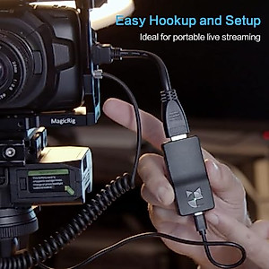 DDMALL Wireless HDMI Encoder HEVC, H.265 H.264 Video Encoder, Live Stream Encoder 1080p Support RTSP UDP RTMP, IPTV Encoder for Facebook, YouTube Live, Twitch and More (HEV-2KW)