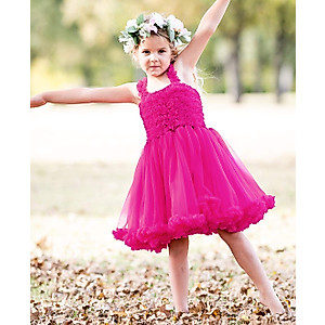 RuffleButts Raspberry Princess Petti Dress - 4T/5