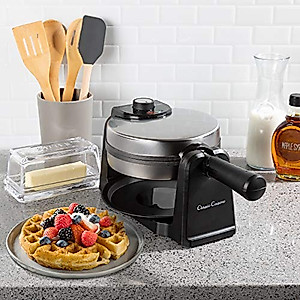 Classic Cuisine 180-Degree Rotating Waffle Iron
