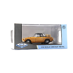 Motor city classics 1:43 MGB (Soft Top) Dahial Yellow - Optimum Diecast