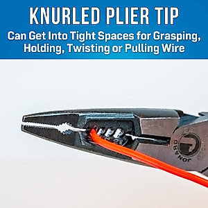 Jonard Tools WSC-1016 Heavy-Duty Wire Stripping Pliers, 10-16 AWG
