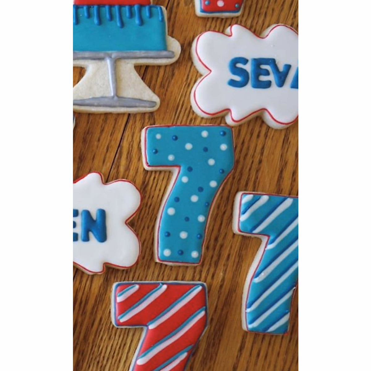 Number Seven/ #7 Cookie Cutter, 3.25" Made in USA by Ann Clark