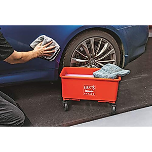 Griot's Garage 55586 PFM Terry Weave Towel, 16" x 16", Grey (Set of 2)