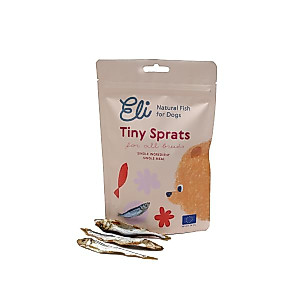 Eli Natural Fish Mix 3 Pack - Naturals Premium Dog Treats, Cod Skin Dental Treats, Rich in Protein & Omega 3, Low in Fat, Grain Free, Single Ingredient, Hypoallergenic, Gluten Free, Baltic Sprats