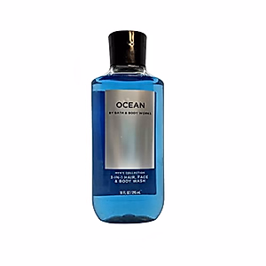 Bath & Body Works, Signature Collection 2-in-1 Hair + Body Wash, Ocean For Men, 10 Ounce