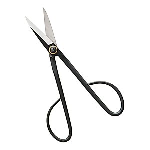 Qnbes Satsuki Bonsai Scissors 205mm, Professional Japanese Bonsai Garden Tools, Gardening Pruning Shears for Bonsai Trimming and Arranging Flowers