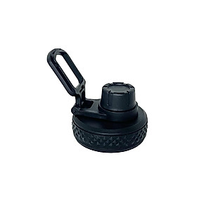 Eastern Drift Hydro Wide Mouth Spout Lid for Water Bottles Compatible with Hydroflask, Nalgene, and More Top Water Bottle Brands Sizes 12 16 18 20 32 40 64 Ounce (Black)