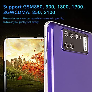 LBEC Kids Tablet, 7in Tablet Purple 100240V for 10 IPS Display Screen 4GB 32GB for Children (US Plug)