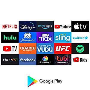 SYLVOX 55 Inch Outdoor Smart TV QLED 4K UHD Waterproof TV, 2000NIT High Brightness Built-in Google Assistant Anti-Glare, Suitable for Outdoor Shaded to Bright Light Areas (PoolproQLED Series)