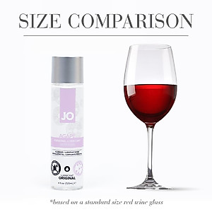 JO Agape Original Lubricant, Made for Sensitive Skin, pH Balanced, Lube for Men, Women and Couples, 4 Fl Oz