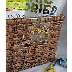 Mint Living Gold Pantry Labels 100 (90 Preprinted +10 Blank) Kitchen Labels - Glossy Water Resistant Sticker for Kitchen & Fridge Pantry Organization Storage Containers Jars Easy Reposition