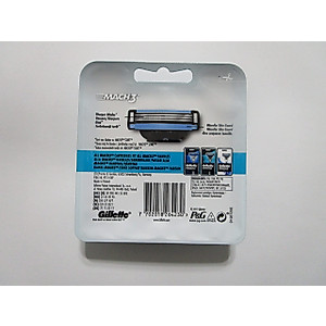 Gillette Mach3 Razor Blades for Men, Pack of 4 Refill Blades (2 Packs)